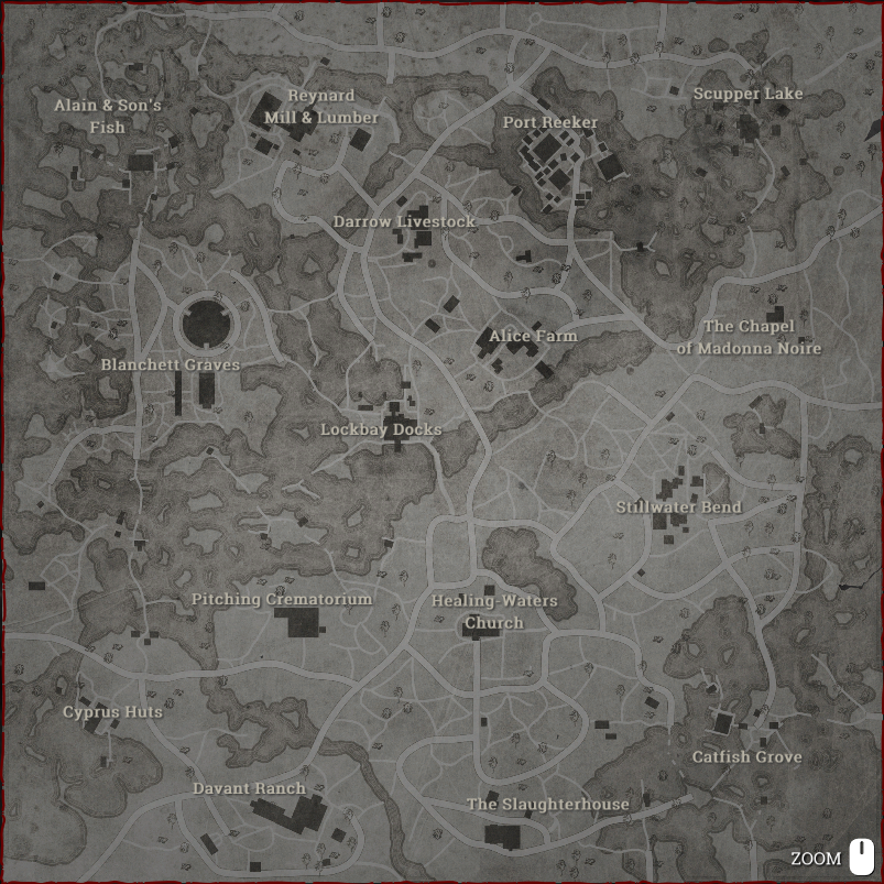 Hunt Showdown Interactive Map